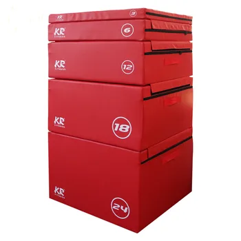 Hot Sale Soft Stackable Plyo Box Set 7.5cm/15cm/30cm/45cm/60cm Full Set ...