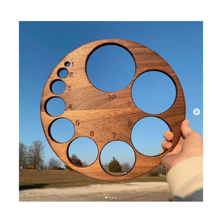 Walnut Cervical Dilation Board for Midwife Doula Birth