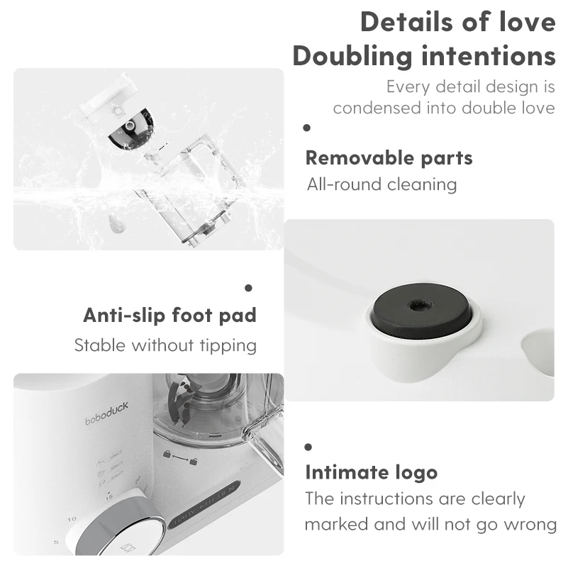 Boboduck Baby Food Processor - Efficient & Safe Solutions