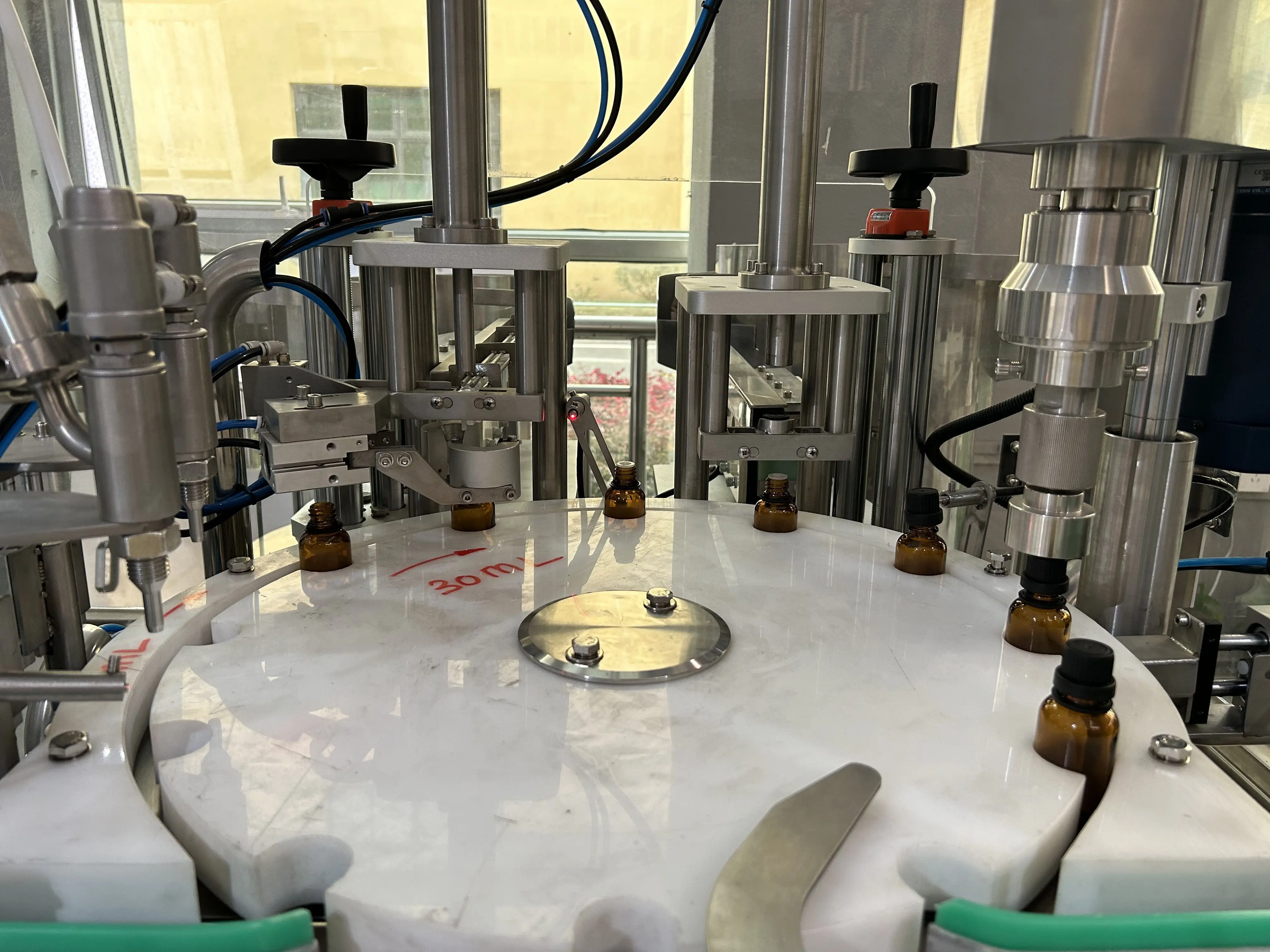Auto Piston Filling Capping Labeling Cartoning Machine for Bottle Jar ...