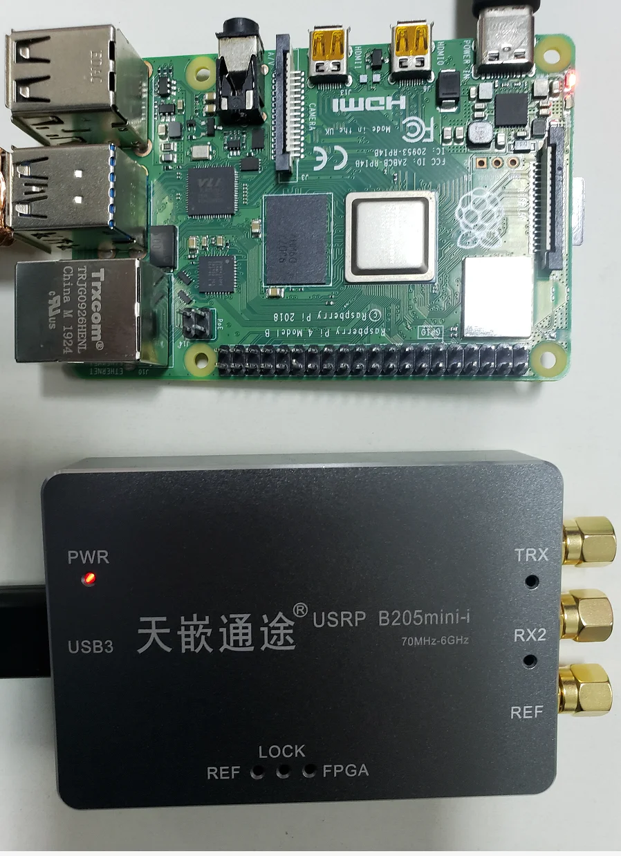 USRP B200 B205 MINI 70M-6GHZ Software Radio Support