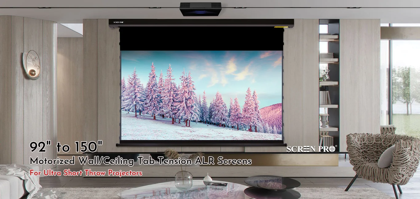 100 Inch CLR Screen - Ideal for Ultra Short Throw Projectors