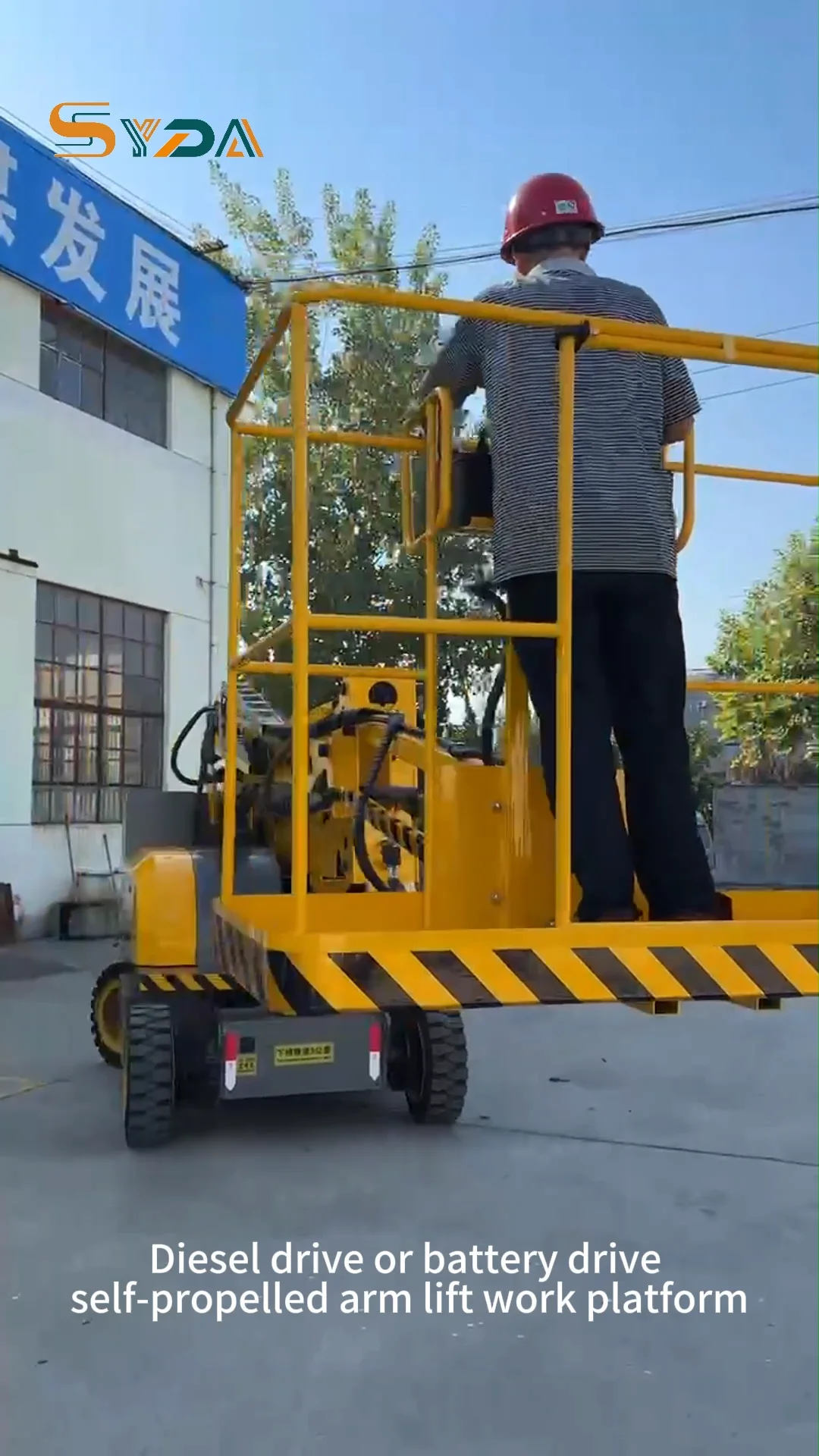1*spider Boom Lift Tow Man Lift Motor Electric Boom Lift For Human Use ...