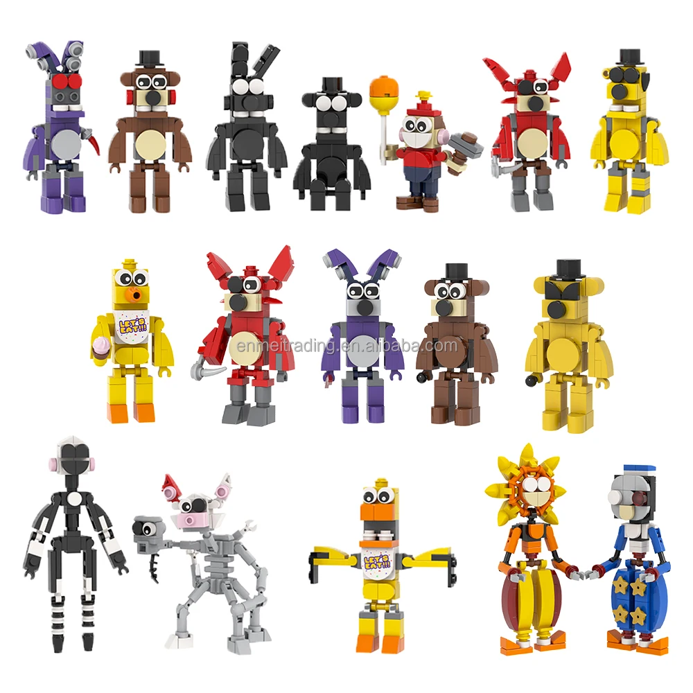 FNAF Mini Sets - Freddy Foxy Building Block Sets DIY Kits