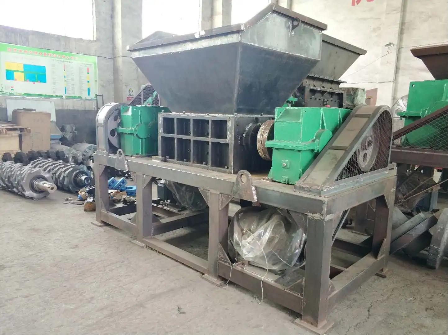 Industrial Waste Steel Shredder Construction Waste Shredder Metal ...