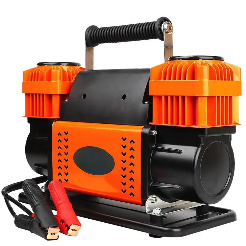 Heavy Duty Fast Inflation Tire Inflator Double Cylinder Air Compressor ...