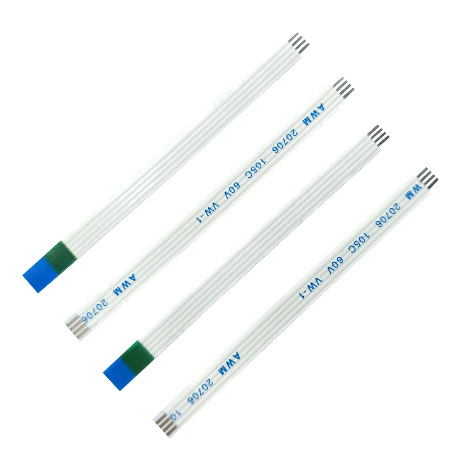 Custom Ffc Cables Awm 20624 80c 60v Vw-1 0.5mm Pitch 50pin 500mm Same Side A Type Flexible Flat ...