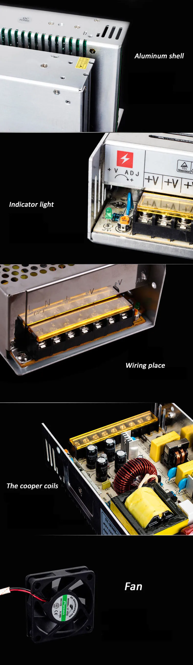 Power Supply Triac Driver 220v Dc Led 10kv Fuente De Poder Transformer ...