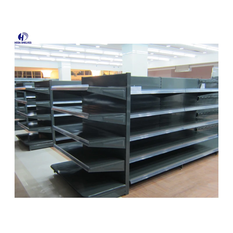 Retail Display Shelving Unit Gondola Grocery Store Shelving Metal ...