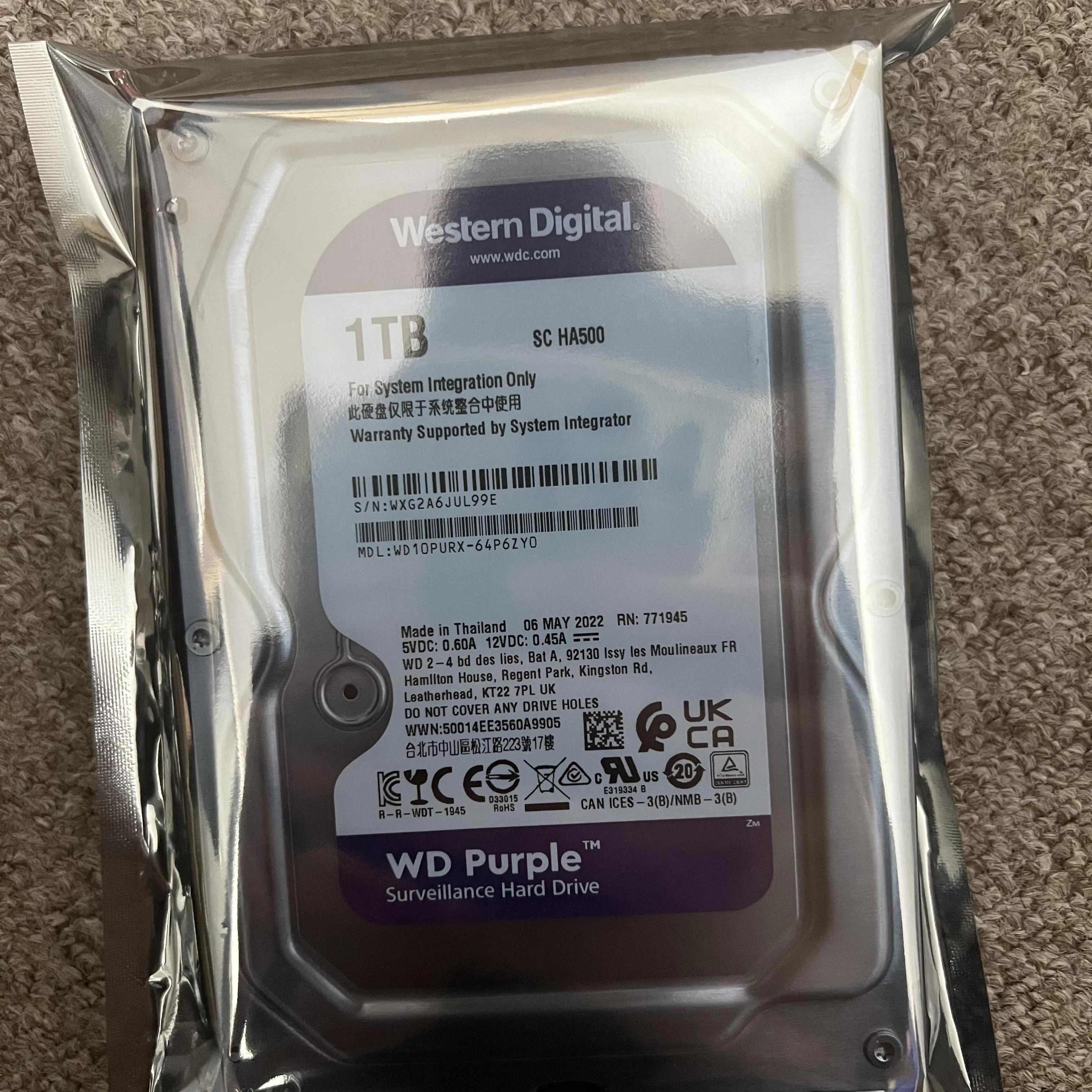 Shop Our Refurbished Purple Hard Drives for CCTV Surveillance