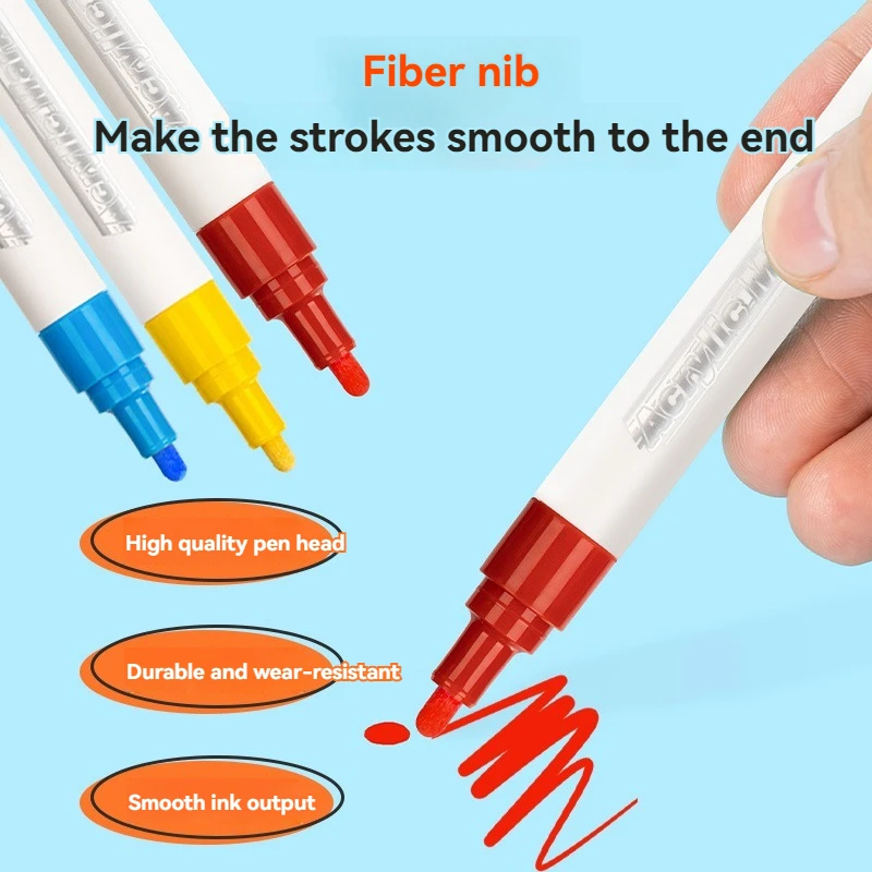 Deli HM111-36 Acrylic Markers - 576pcs Quick-Dry Waterproof