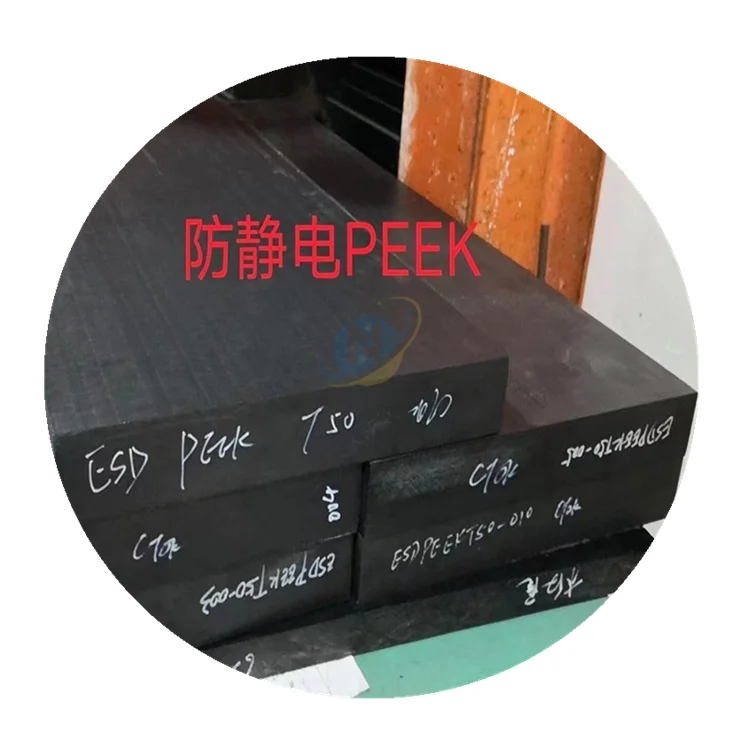 Custom Extruded ESD Plastic Peek Sheet Board Black Anti Static Peek ...