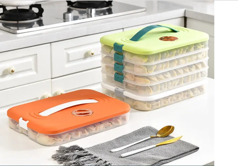 Best Price Kitchen Pantry Food Storage Box Cold Storage Dumpling Box ...