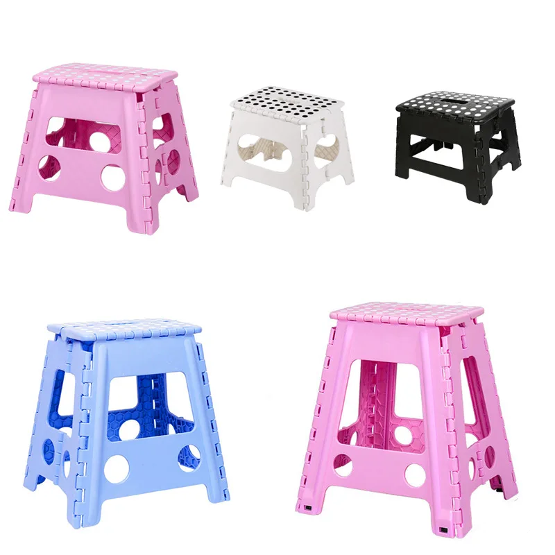 Folding Step Stool Heavy Duty Plastic Foldable Step Stool for Kids and ...