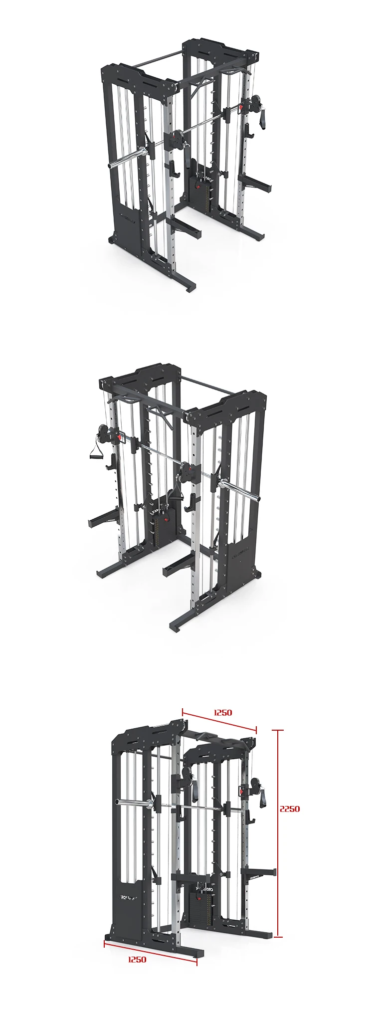 Crossmax Smith Machine - Versatile Power Rack for Fitness