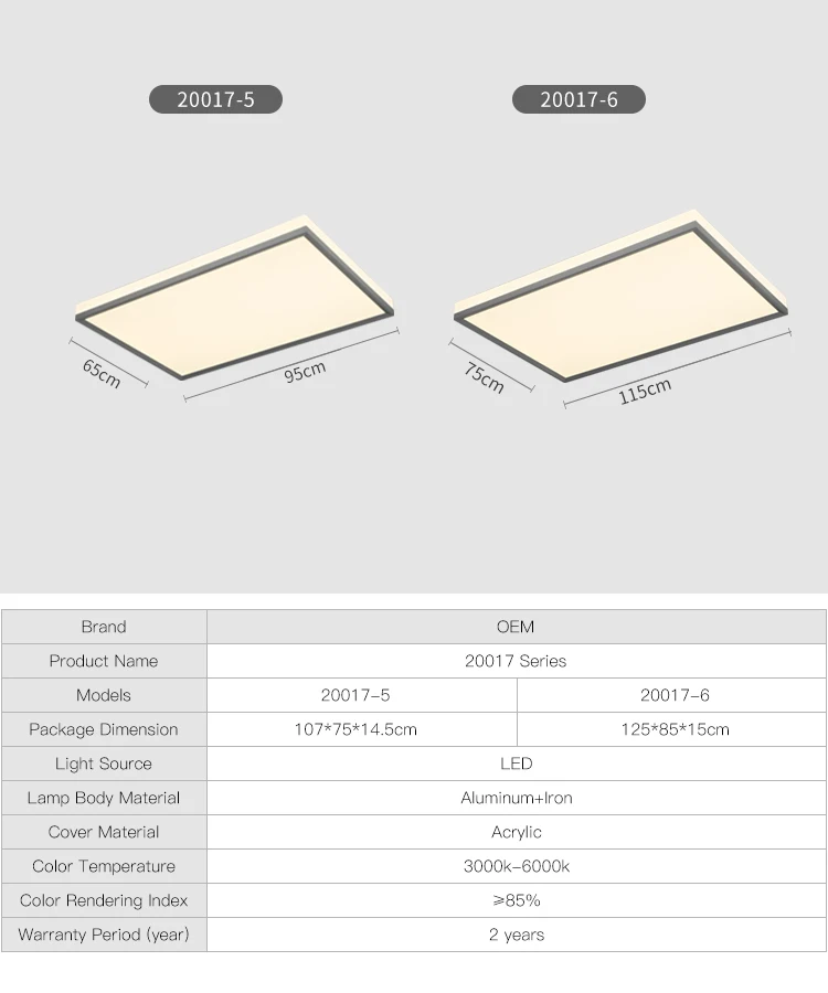 360w Rectangle Led Ceiling Lights Led Light 110v 220v Smart Modern Led ...