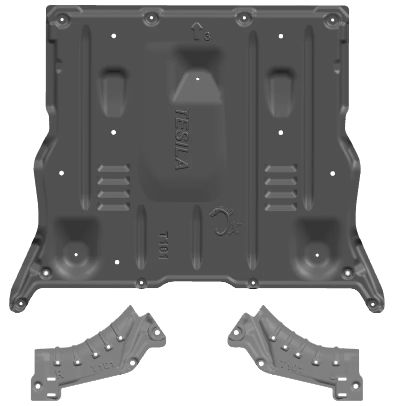 Tesla Model Y Body Kit - Aluminum Motor Cover Protection