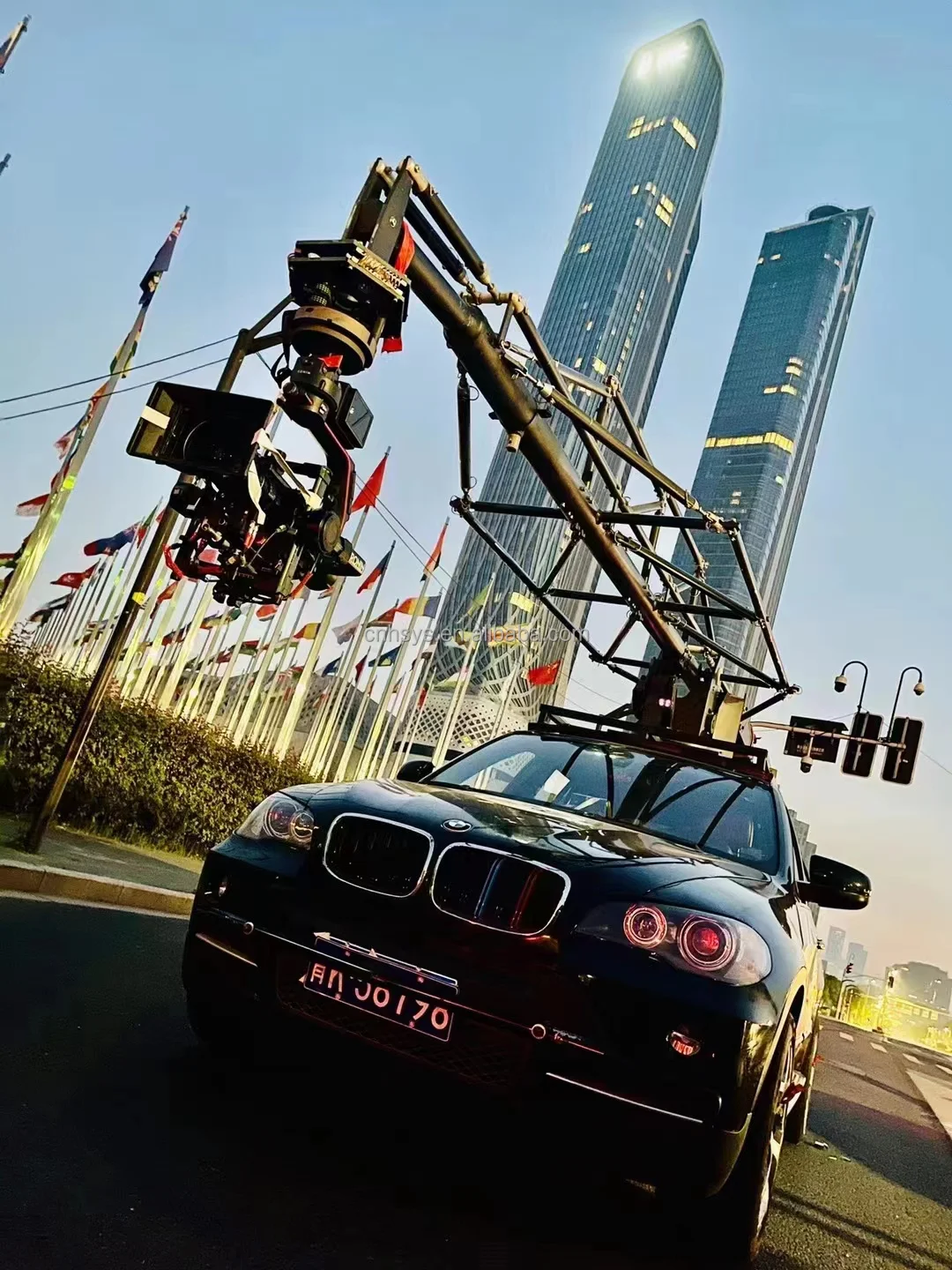 6m Motorized Filming Car Mounted Camera Jib Crane - IDEAL