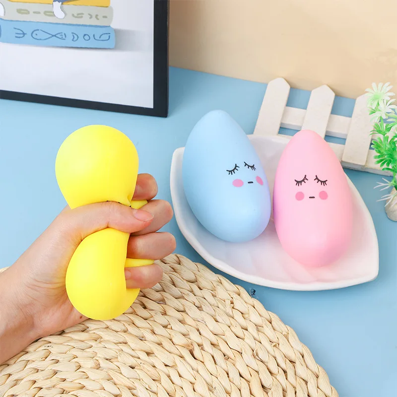 Wholesale Cute Moon Shape Squishy Fidget TPR Toys Star Stress Ball for ...