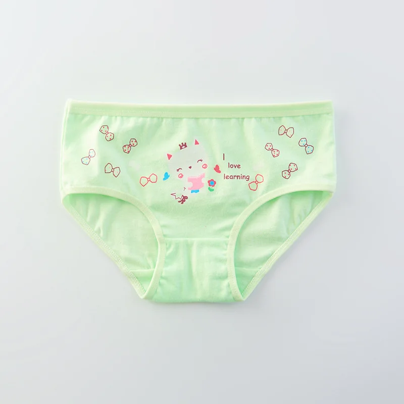 Custom Comfortable Little Girls Dot Underwear Kids Breathable Comfort ...