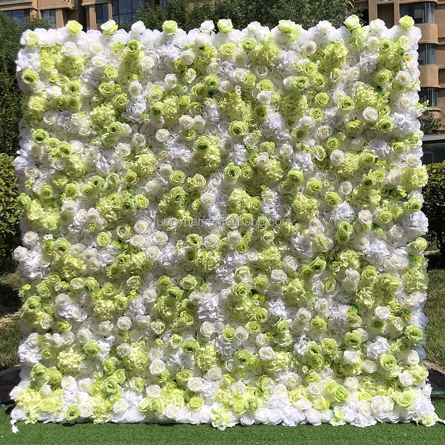 S037 Custom Flower Wall Panel Backdrop Flower Arrangement Wedding ...
