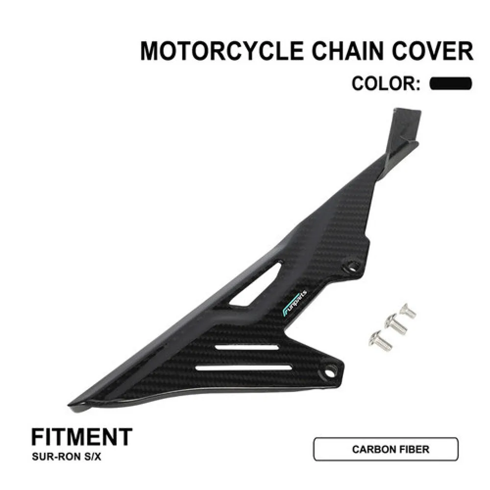 Funparts Sur Ron Chain Protective Cover Carbon Fiber Motorcycle ...