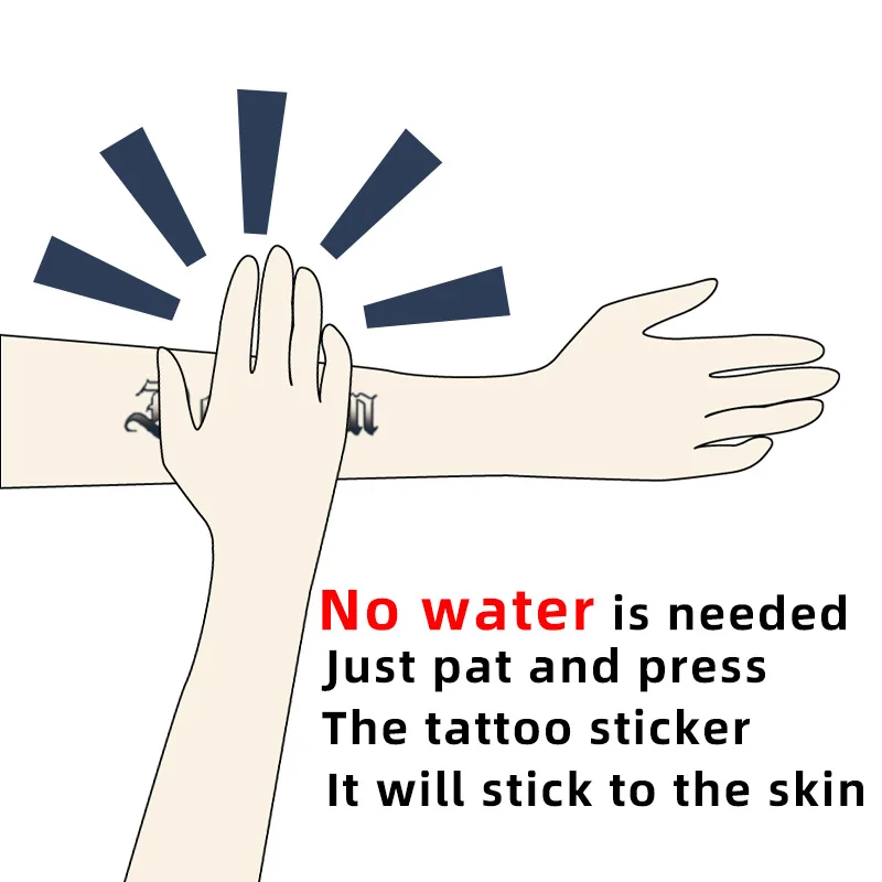 Customizable 7-14 Days Semi-Permanent Tattoos New Business Tech Genipa ...