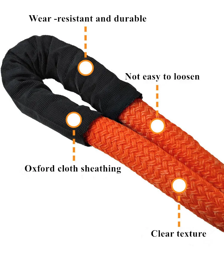 4x4 off Road Nylon Recovery Snatch Tow Rope with Soft Sahckle Kit ...