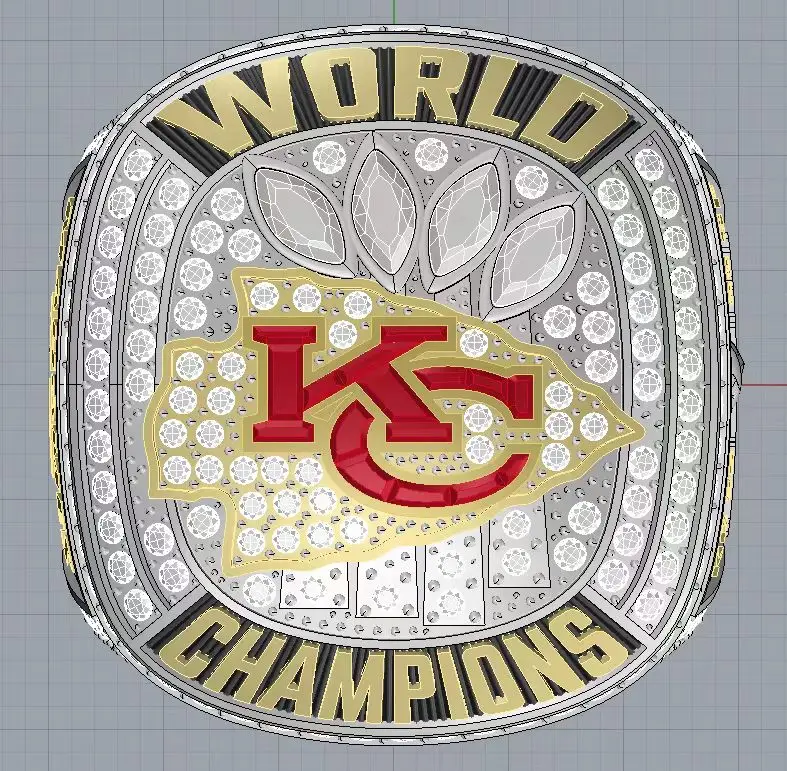2023-2024 Kansas City Chiefs Ring Custom Name And Number Mens's Sports ...