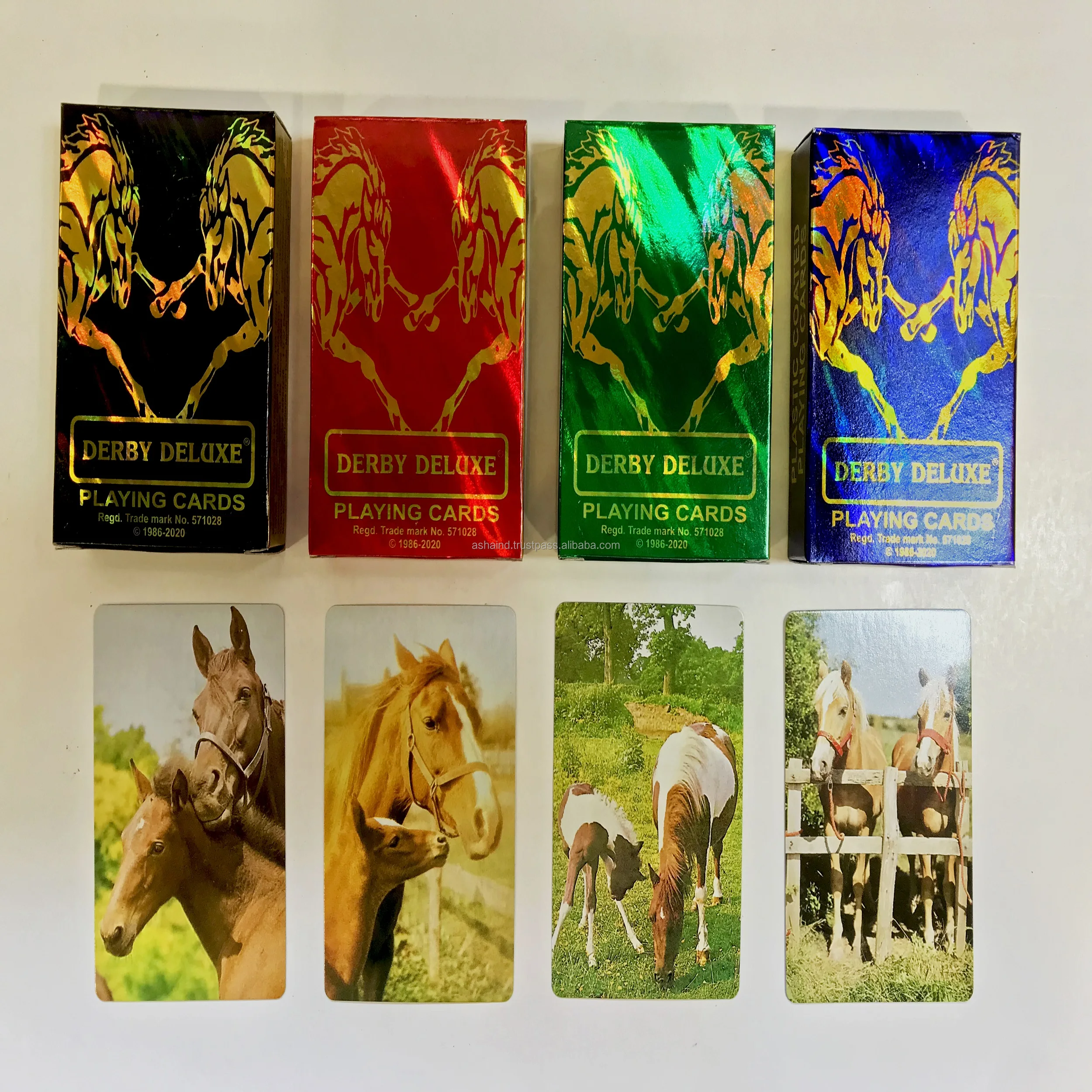 Factory Wholesale High Quality Casino Derby Deluxe Paper Playing Cards ...