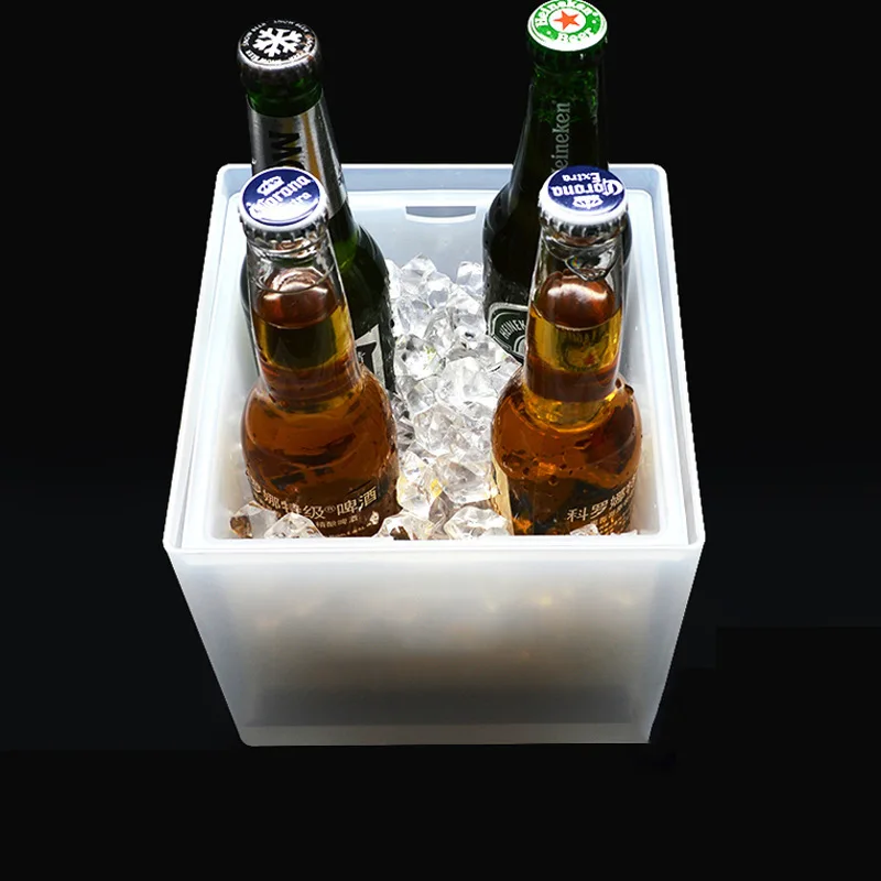 Custom Size Ice Bucket - Durable, Waterproof, LED Lit