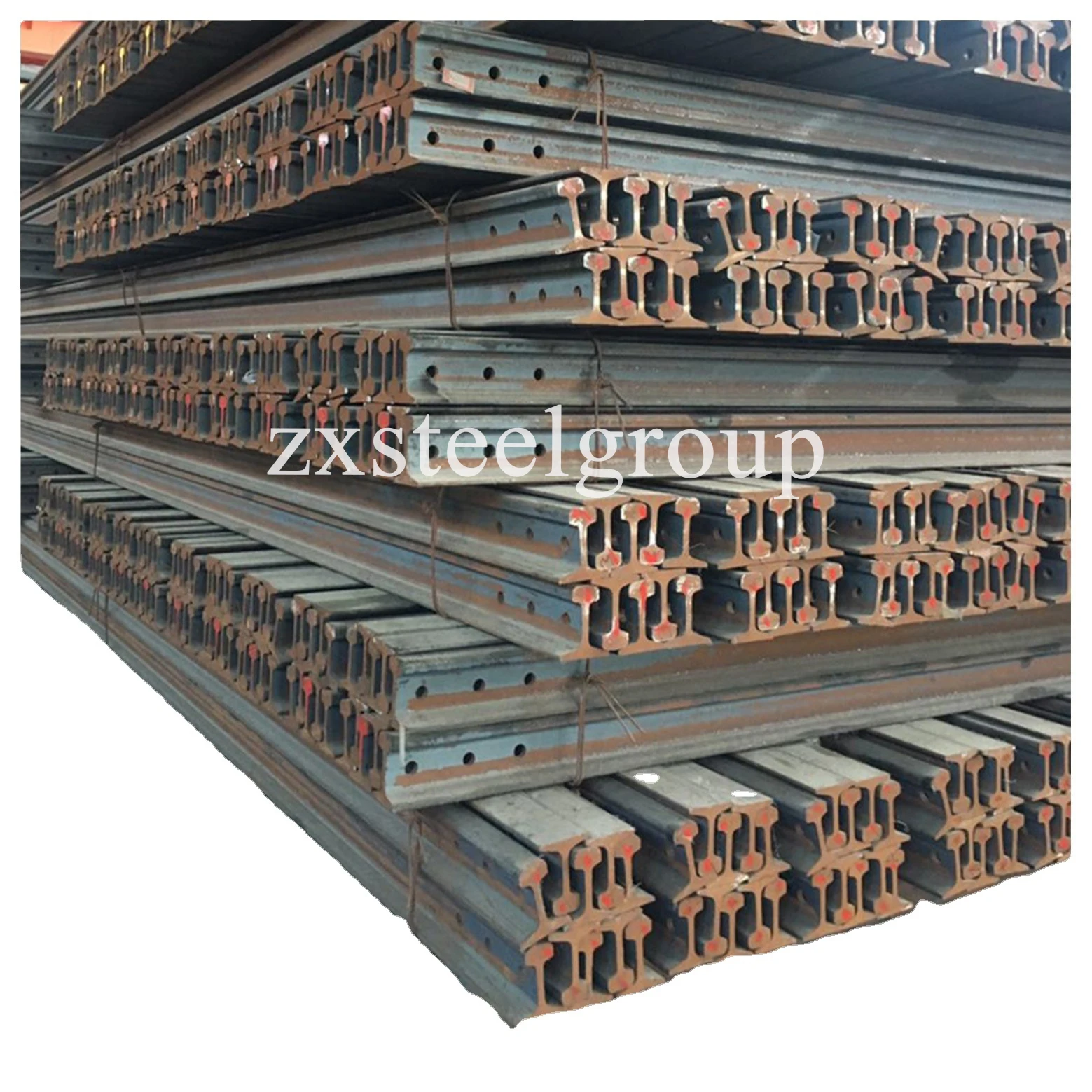U75v Rail Steel U71Mn Heavy Rail 60kg Guard Rail| Alibaba.com