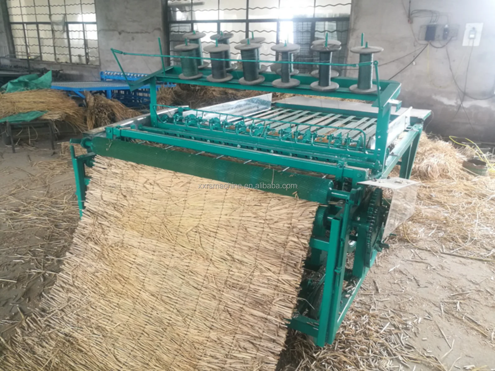 Shuttle Loom Door Straw Mat Design Making Machine Greenhouse Reed ...