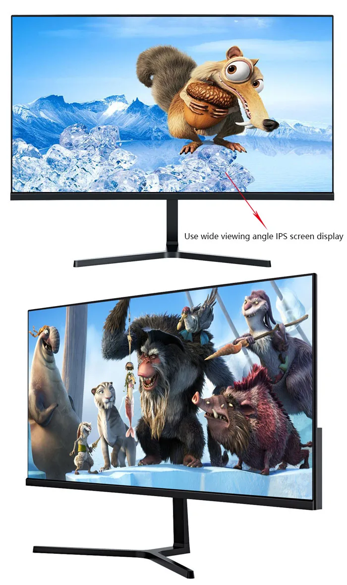 24 Inch Ips Display Widescreen Led Monitor 23.6 23.8 24 Inch Fhd 1080p ...