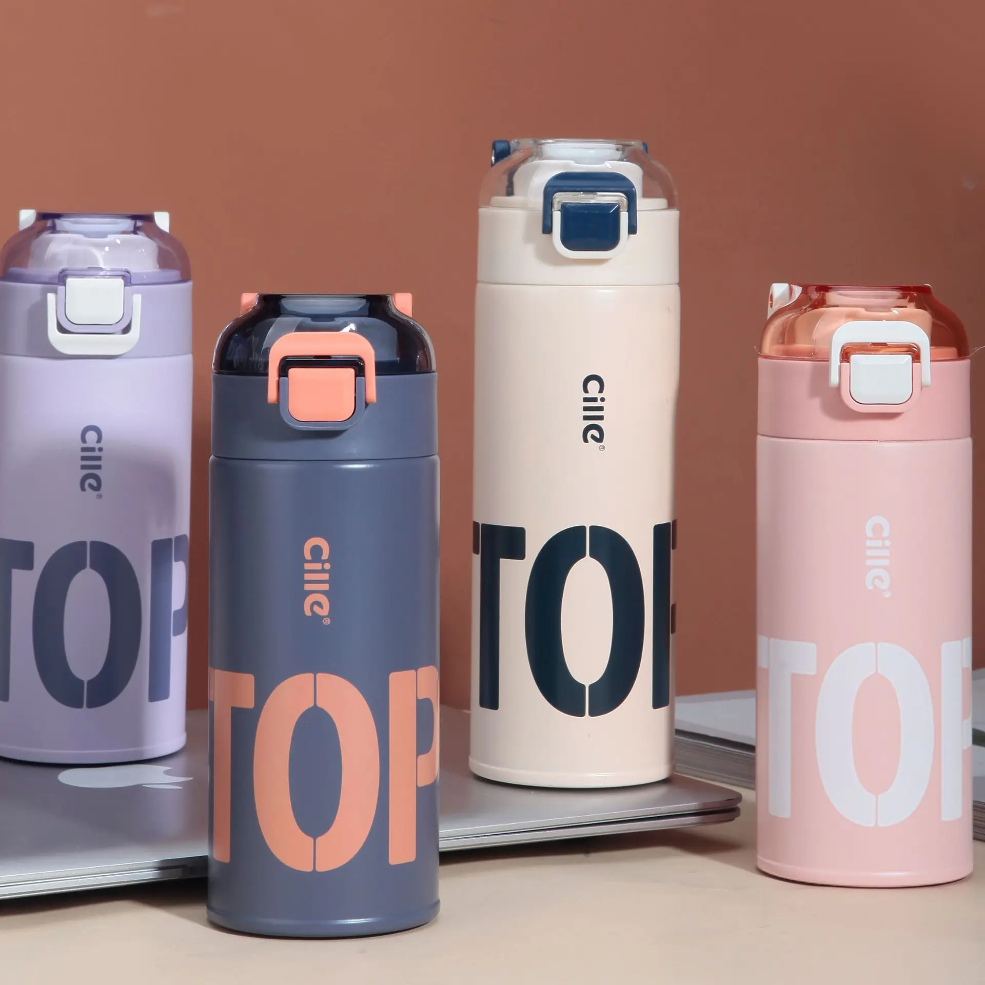 Cille Sports Thermos Cup 500ml Straight Drinking Students Cup Tea ...