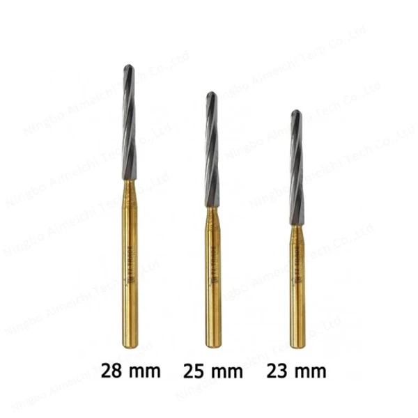 Zekrya Drills Endo Z Golden Burs 23mm 25mm 28mm Dental Carbide Bur