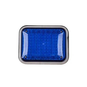 Surface Mount Square Perimeter Lights Blue Signal Lamp Led Warning ...