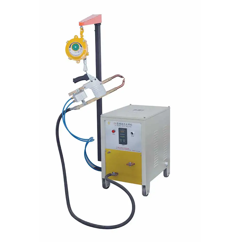 QDN copper bar coil electric movable welding gun clamp type brazing machine