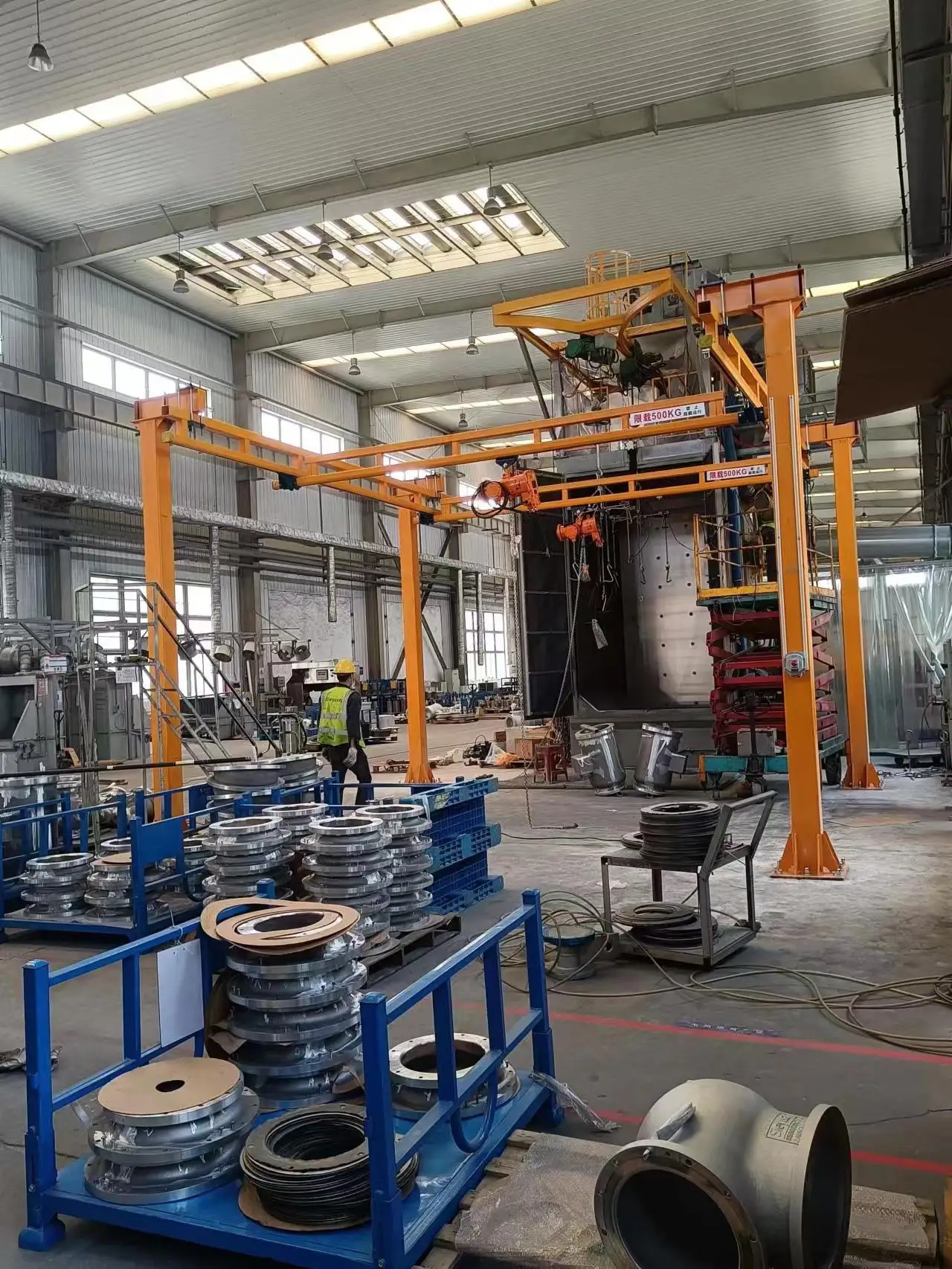 Customized Europe Design Kbk Model Overhead Crane Kbk Light Rail System ...