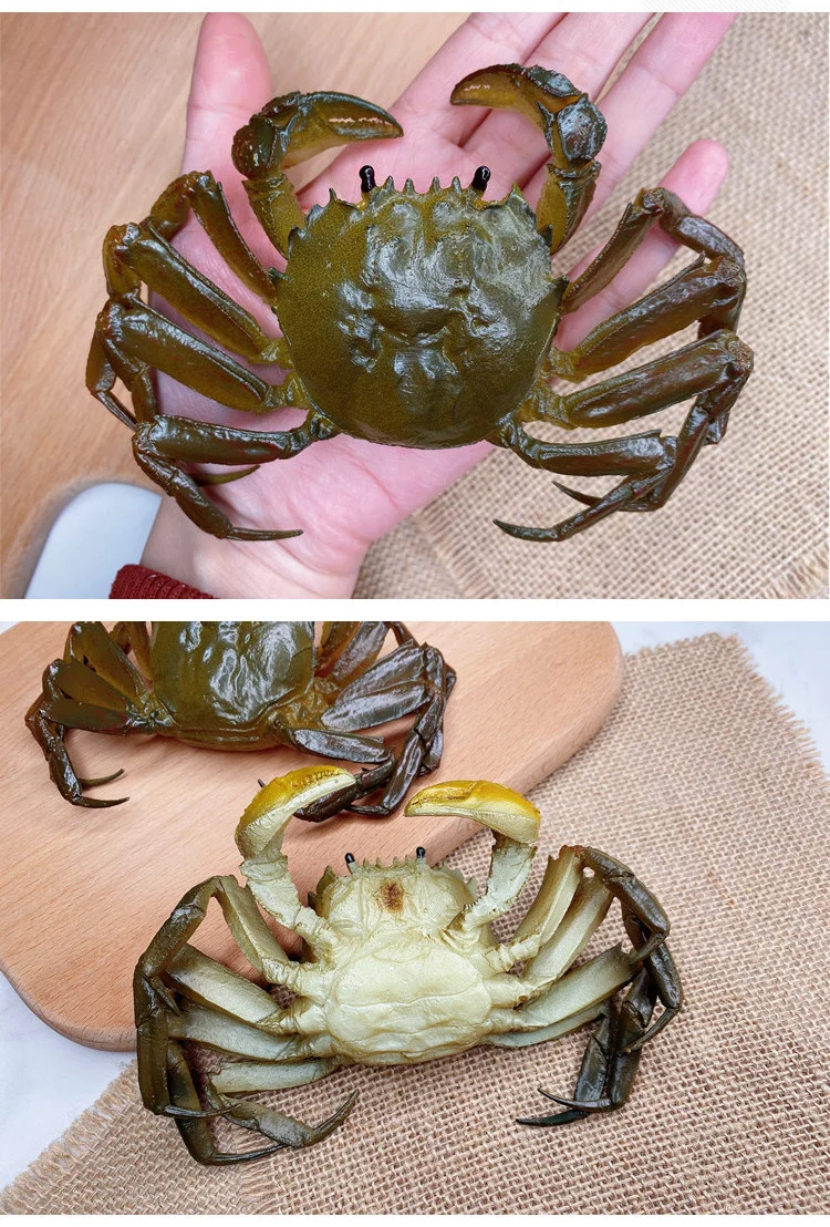 Imitation Crab Model Seafood Restaurant Ornament Toy