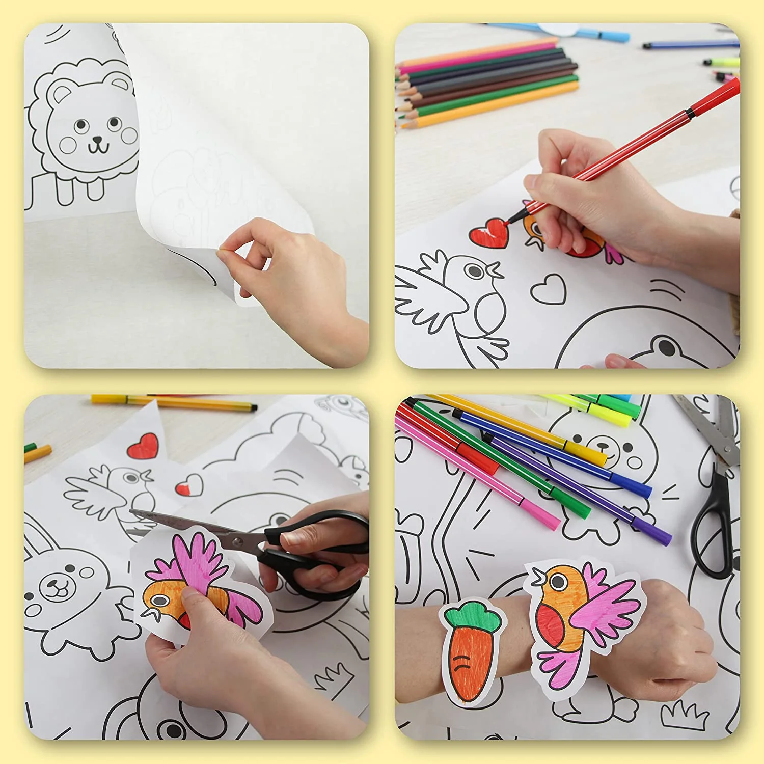 Custom Children's Drawing Roll Kids Drawing Paper Roll Coloring Paper ...