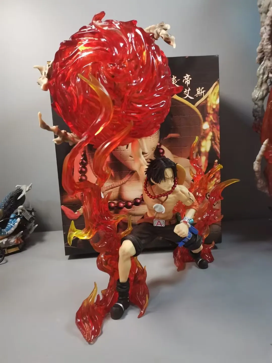 Anime One Pieced Ace Action Figure Toys Portgas D Ace Manga Figurine Gk ...