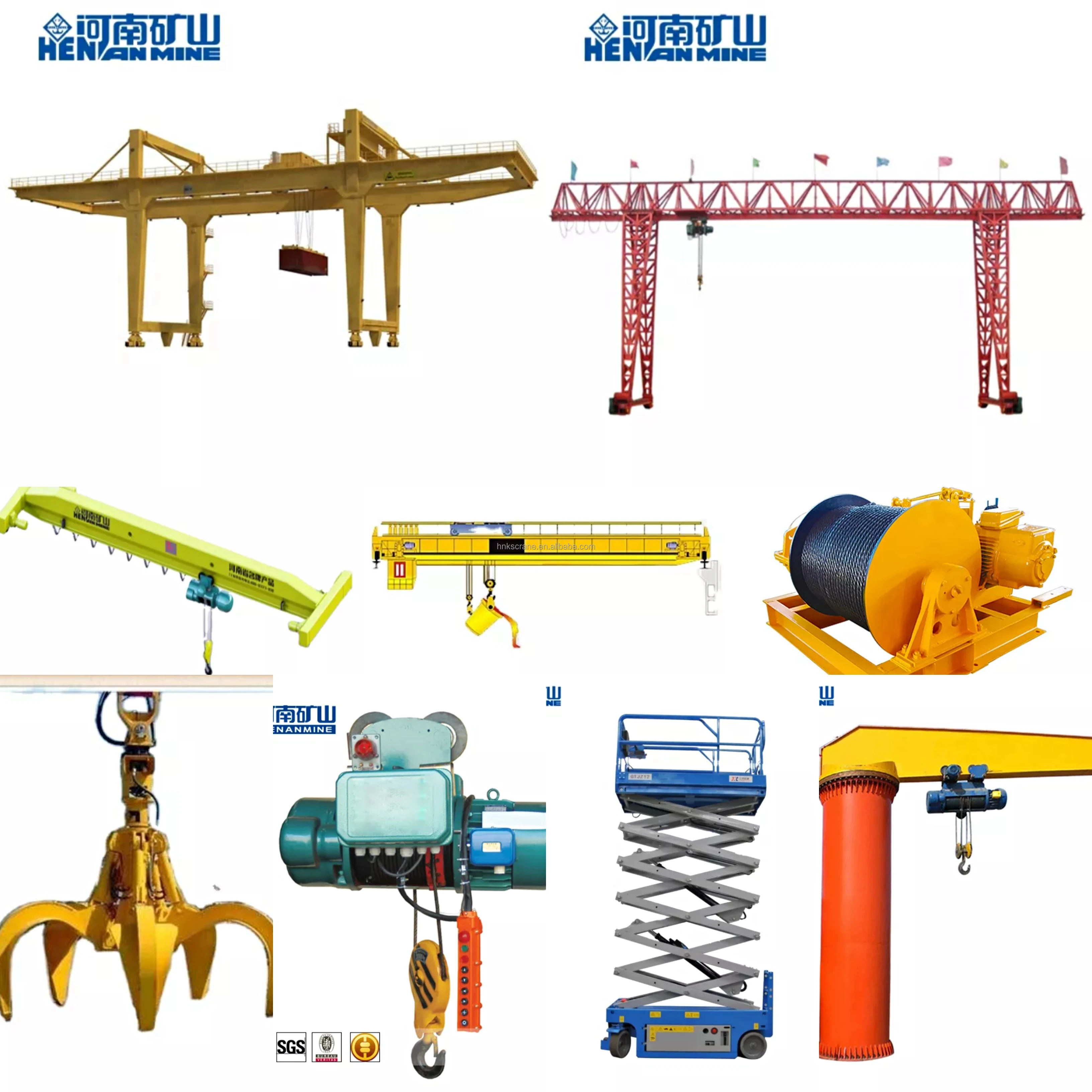 Mz Model Double Beam Gantry Crane Grab Bucket M7 20t Double Flap Grab ...