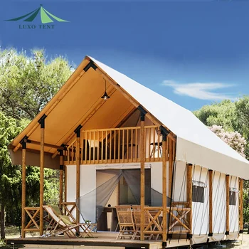 Luxo Tent Luxury Desert Camping Glamping Canvas Safari House Shaped ...