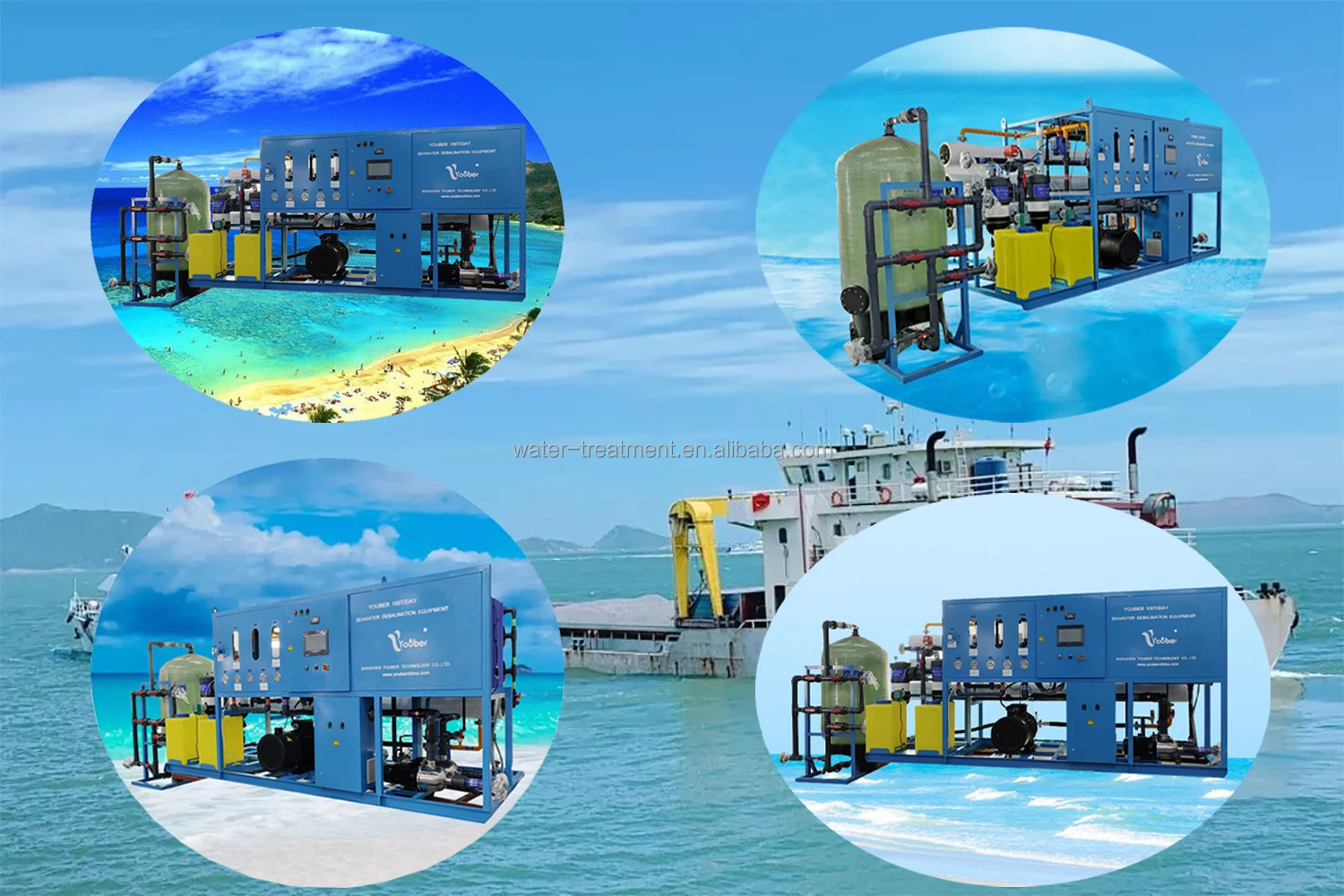 5000L/H Seawater Desalination System - Fresh Drinking Water