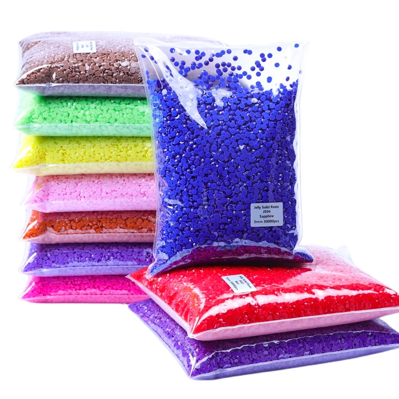 Juli Solid Jelly 3mm 4mm 5mm Wholesale Bulk Package Strass Flatback ...