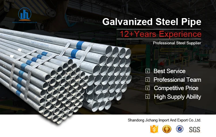 Light Industry Welding Nipple Galvanized Steel Pipe Grooved Hot Dip ...