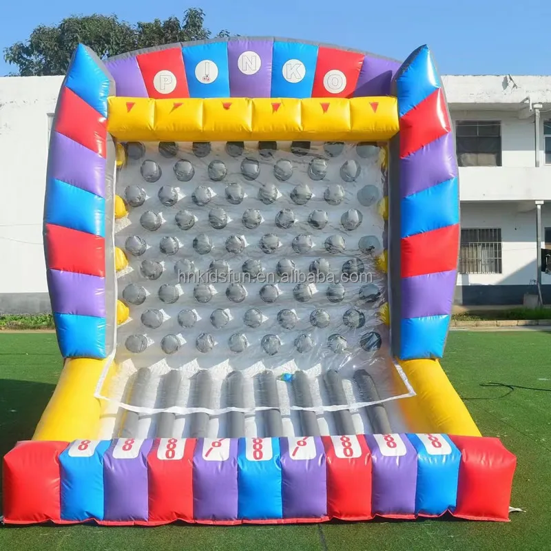 Inflatable Plinko Carnival Game for Outdoor Fun & Play - OEM Available