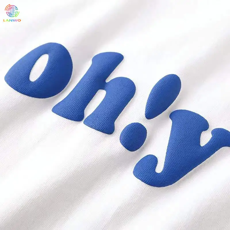 Wholesale Summer Fashion T-Shirts with Puff Print Design