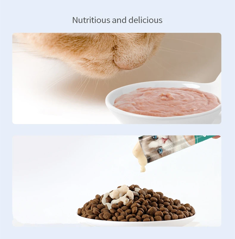 Hot Factory Delicious Cat Snacks Nutritious Wet Cat Food Pet Treats ...